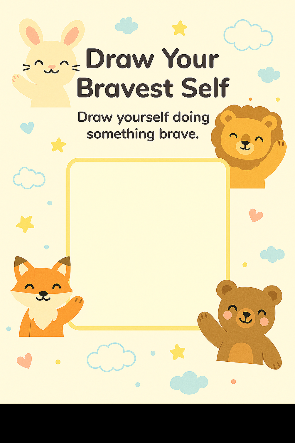 Let’s Be Brave! Bravery Workbook for Kids (Printable PDF)