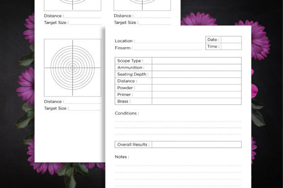 Shooting Log Book - KDP Interior