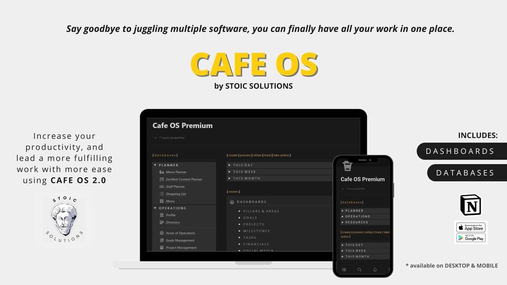 Cafe & Restaurant OS Premium