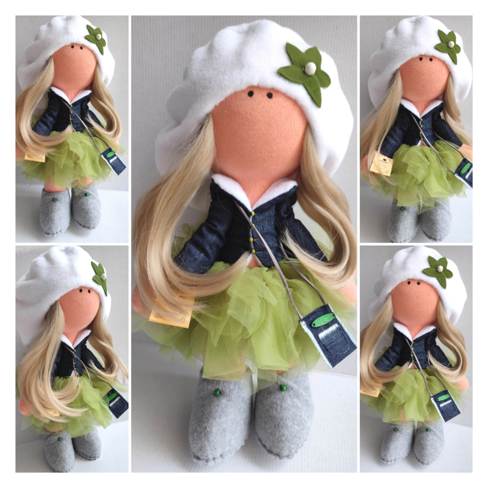 Tilda Doll Pattern for Body and Clothes, size 33 cm (13 inches)- Model ...