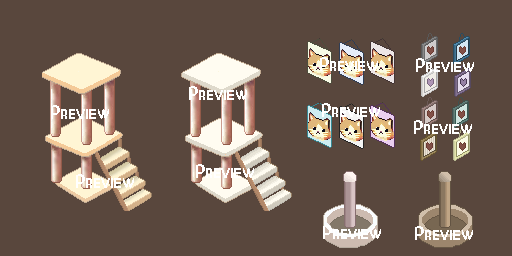 Cat Asset Pack 2D