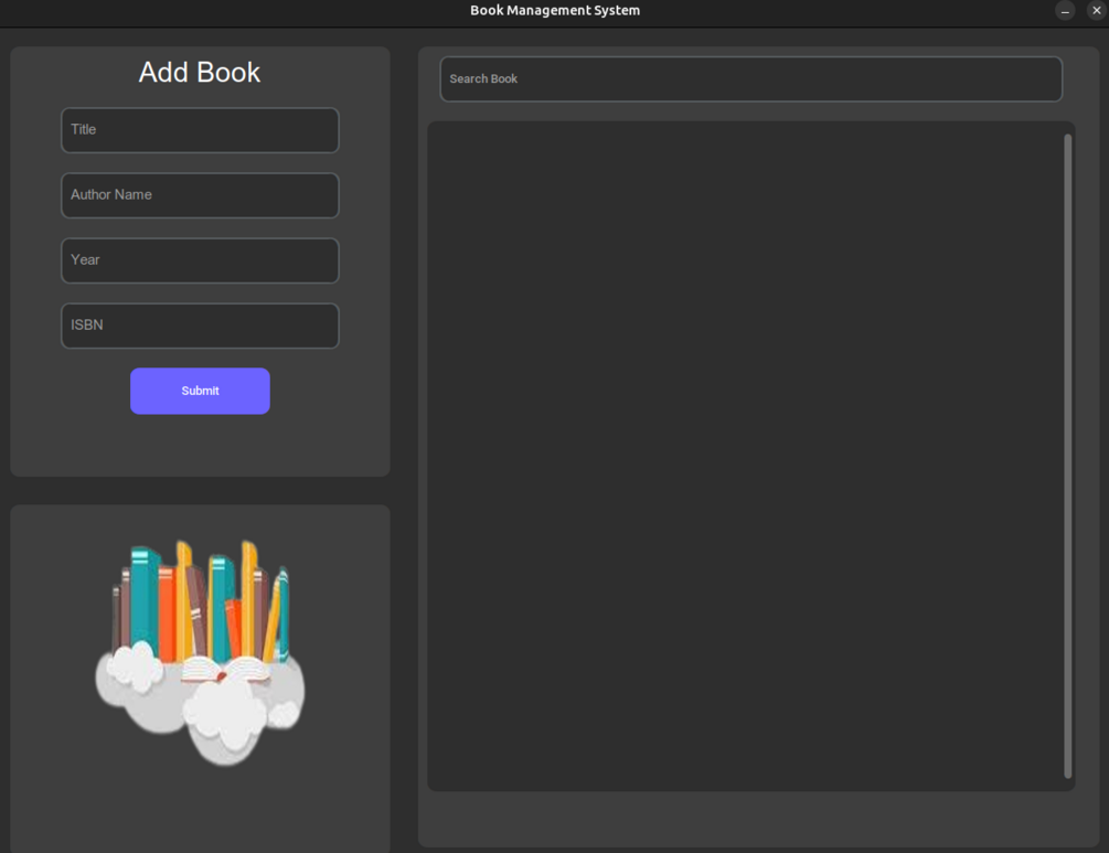 📚 Book Management System | Desktop App for Organizing Books
