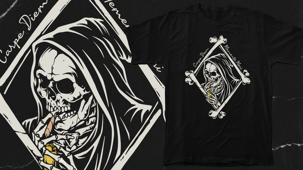 Smoking Reaper - T-shirt Design