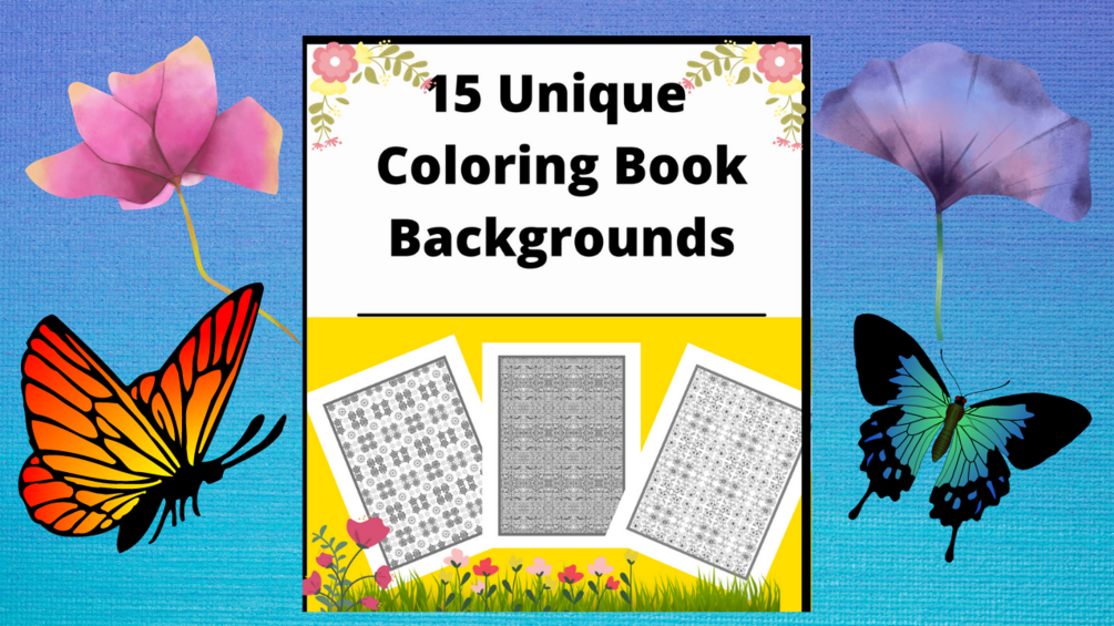 15 Unique Coloring Book Backgrounds