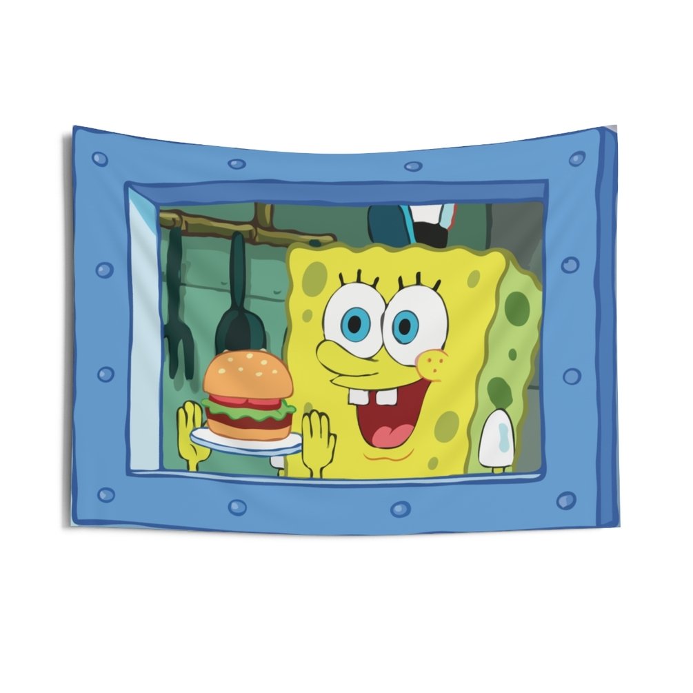 SpongeBob Window Tapestry