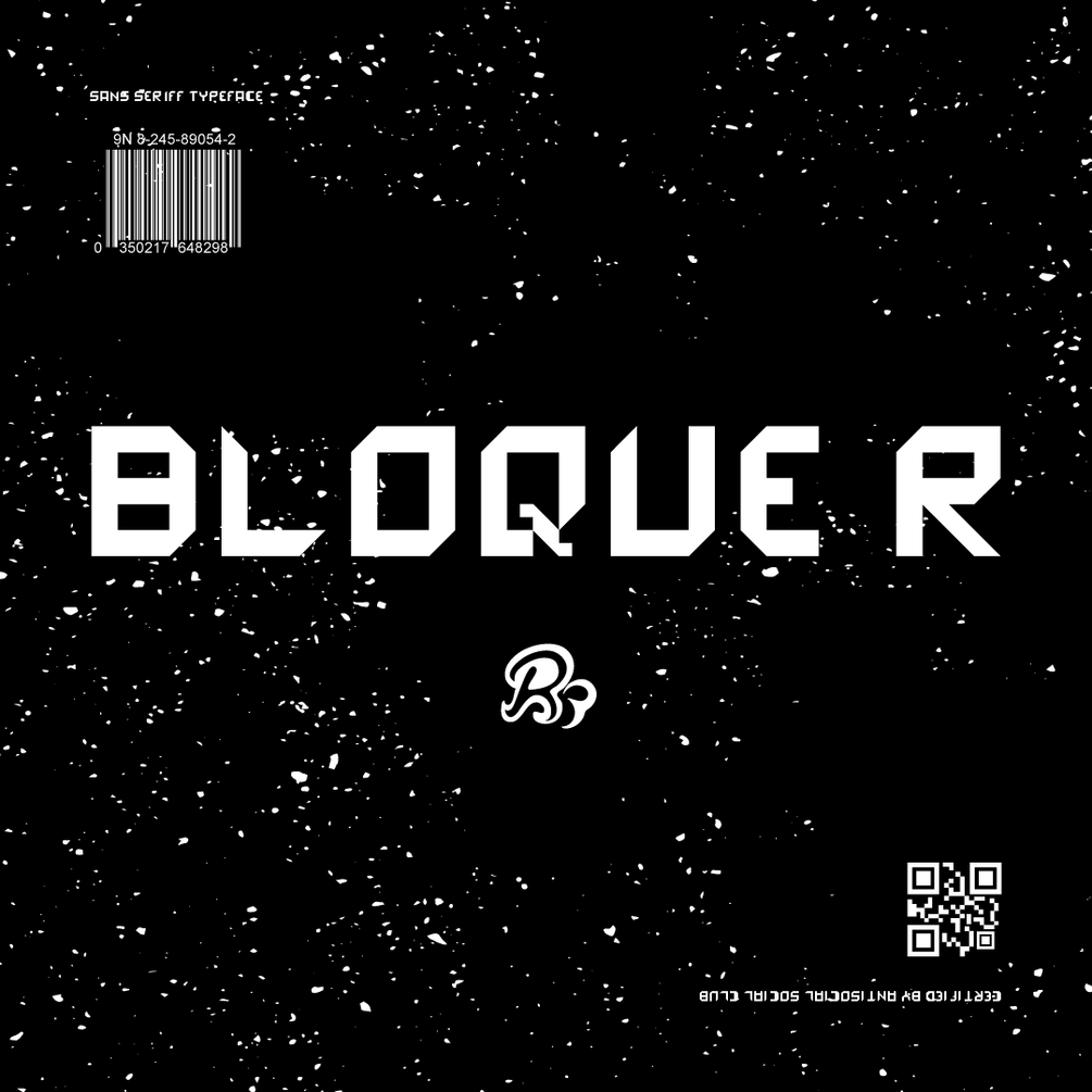BLOQUE R Typography
