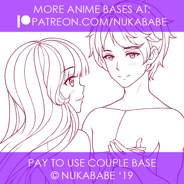 P2U Anime Couple Base: Head to Hips [from Anime Base Pack #33]