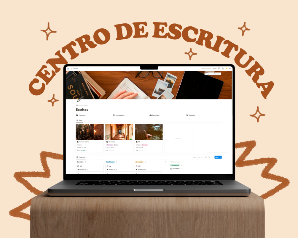 Centro de Escritura | Notion Plantilla