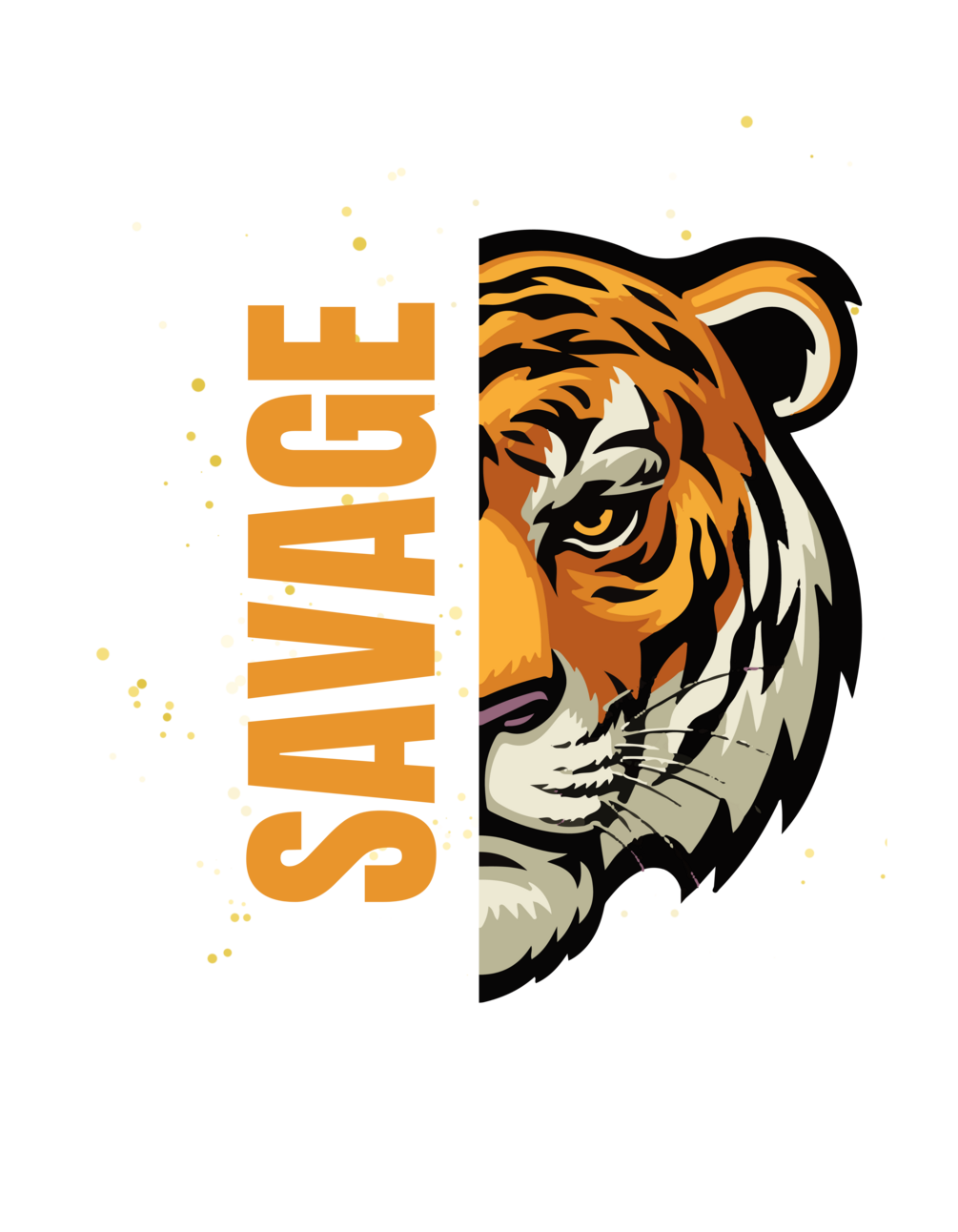 Black Illustrative Savage