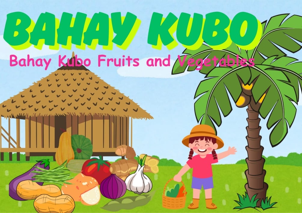 MM Bahay Kubo Vegetables & Fruits Flashcards