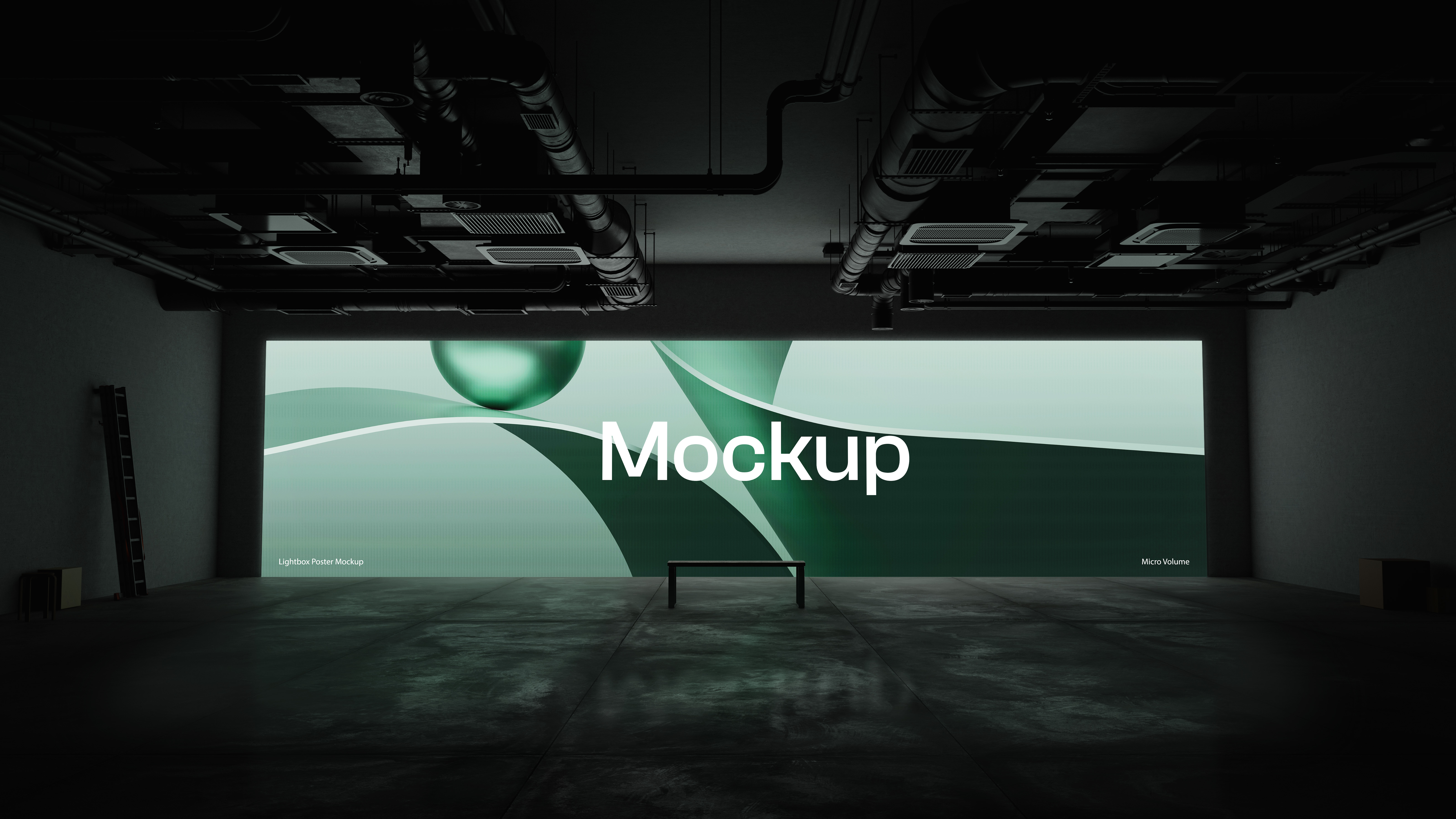 Spotlight’s on You: Our New Cinematic Branding Mockup 🎥 - Micro Volume