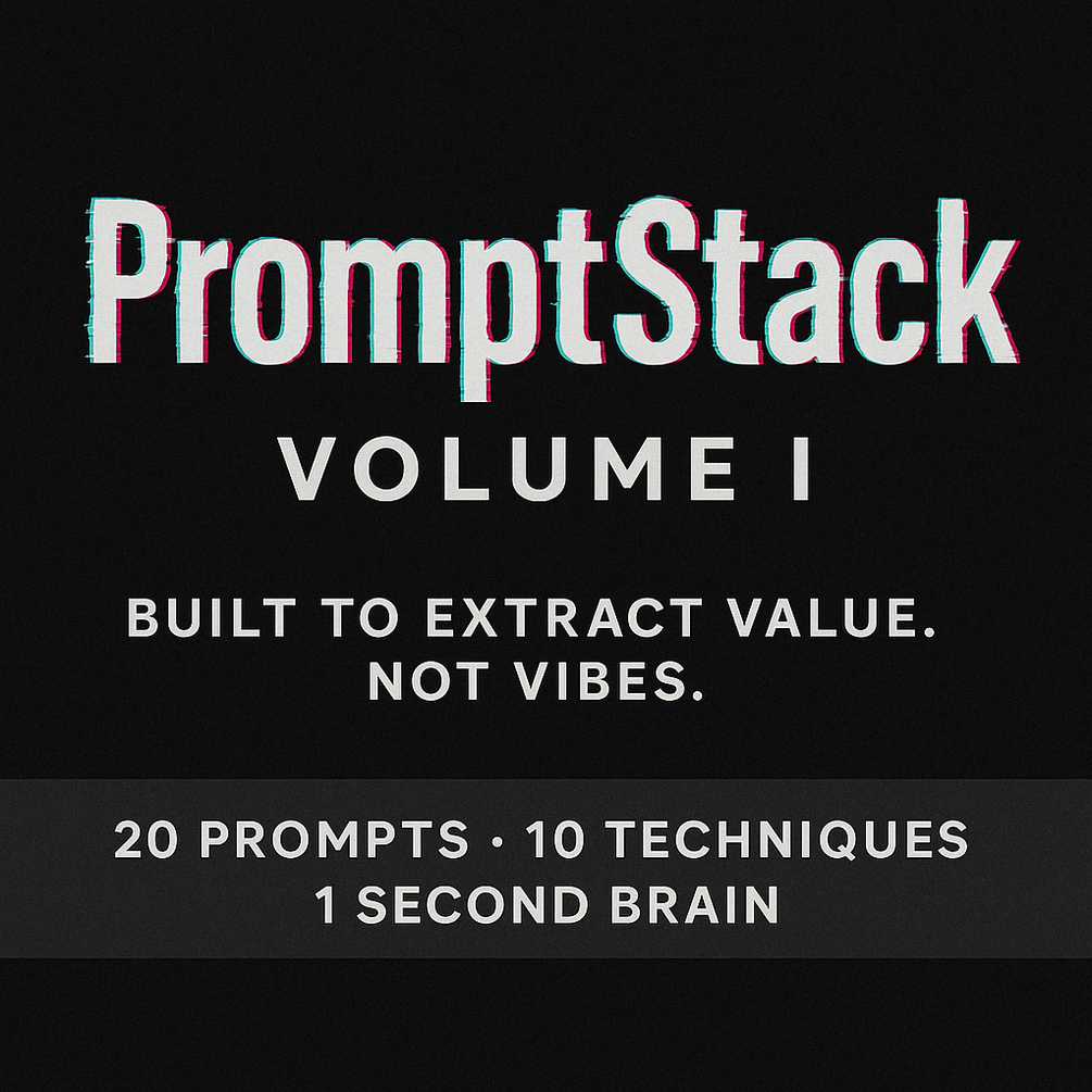 The Ultimate 20-Prompt Pack for Builders, Creators & Strategists by PromptStacks