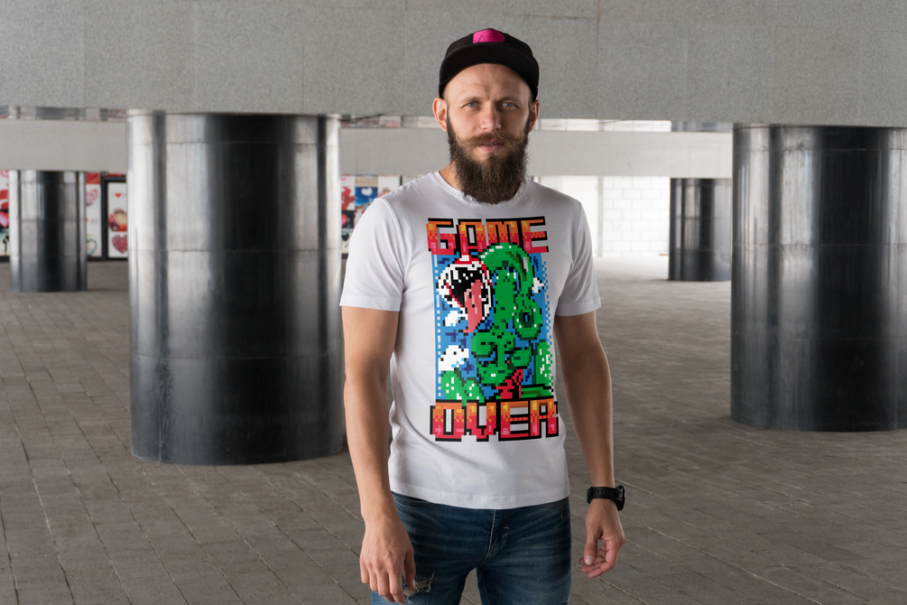 Super Mario Game over series2 design digital download