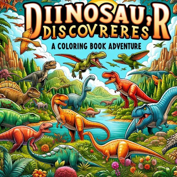 Dinosaur Discoveries A Coloring Book Adventure