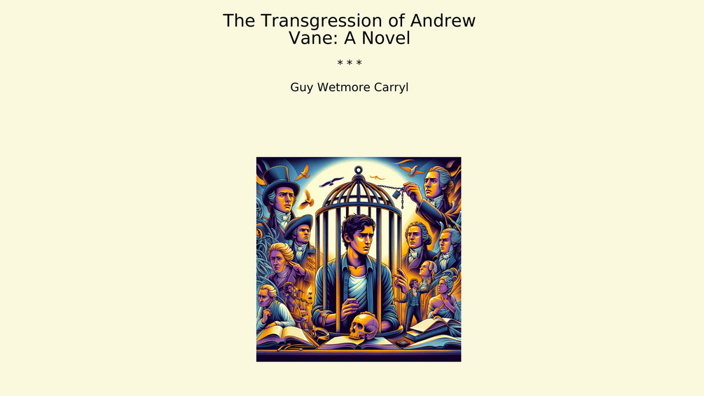 The Transgression of Andrew Vane: A Novel