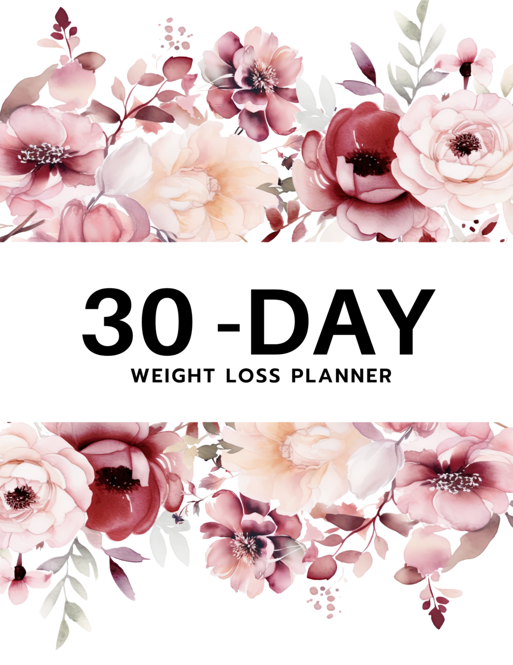 30 Day Weight Loss Planner