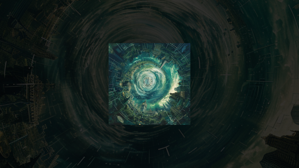 "Time Vortex" - 4K Time Warp Album Cover