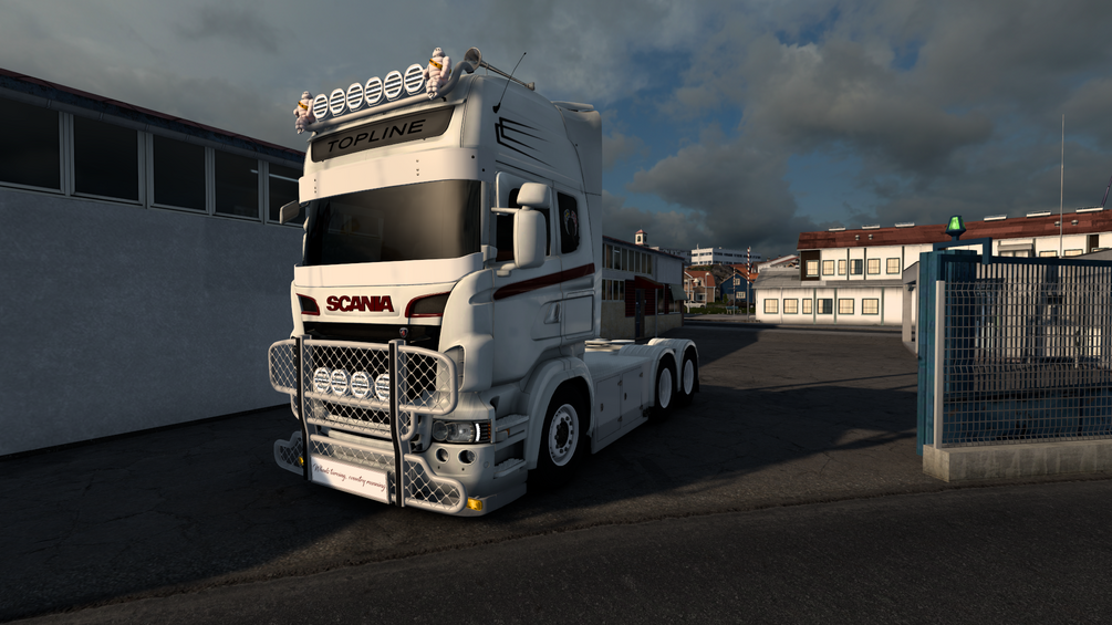 Scania RJL White & Red