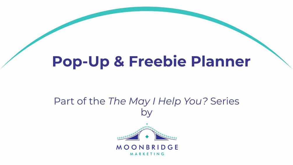 Pop-Up + Freebie Planner