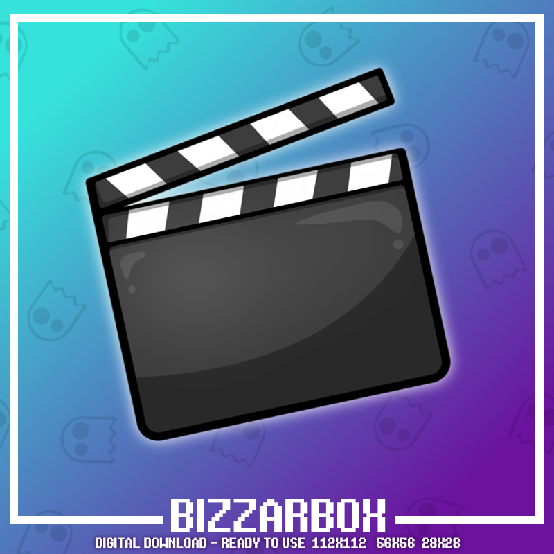 Streamer Emote: Movie Clapper