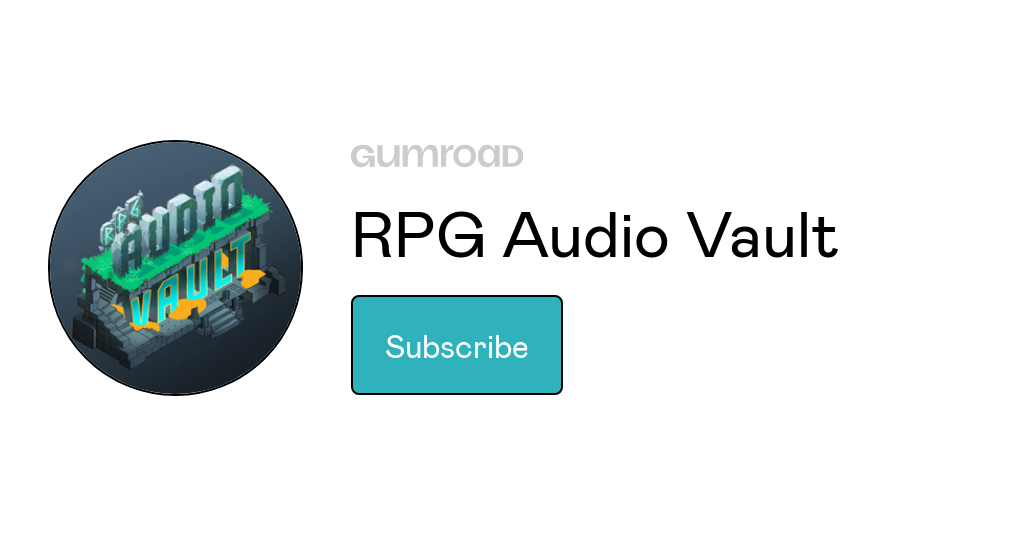 RPG Audio Vault