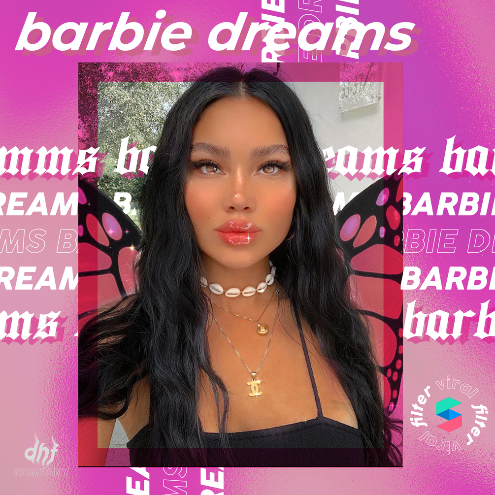 Barbie Dreams Wings Fairy IG Filter Ready to Post Spark AR Template