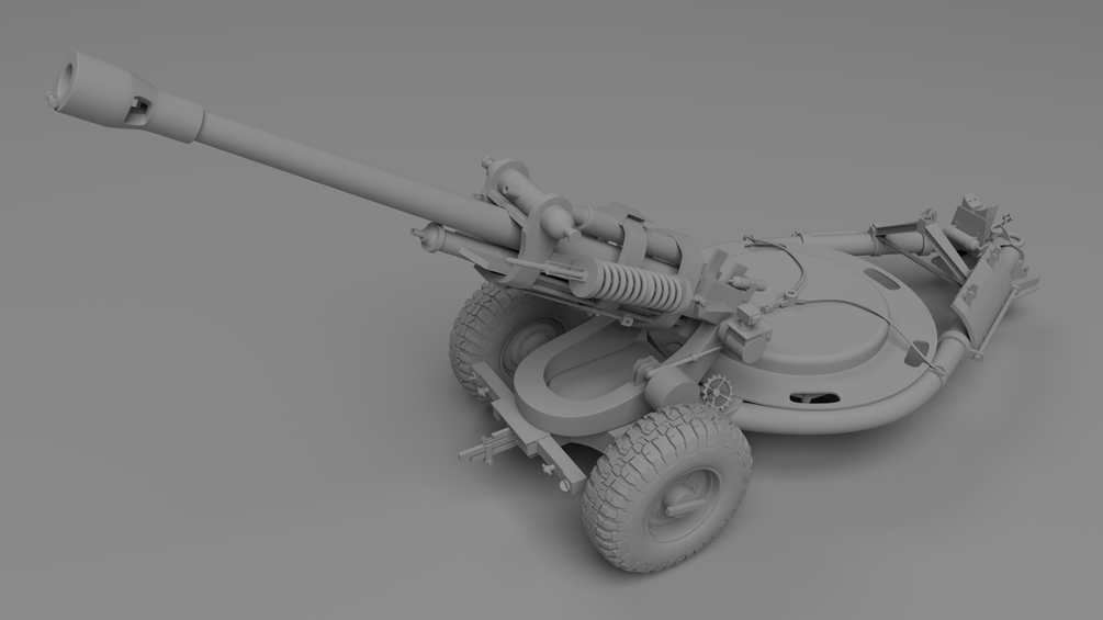 Artillery 3D Model