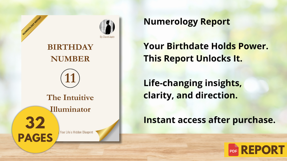 Numerology Report for Birthday Number 11