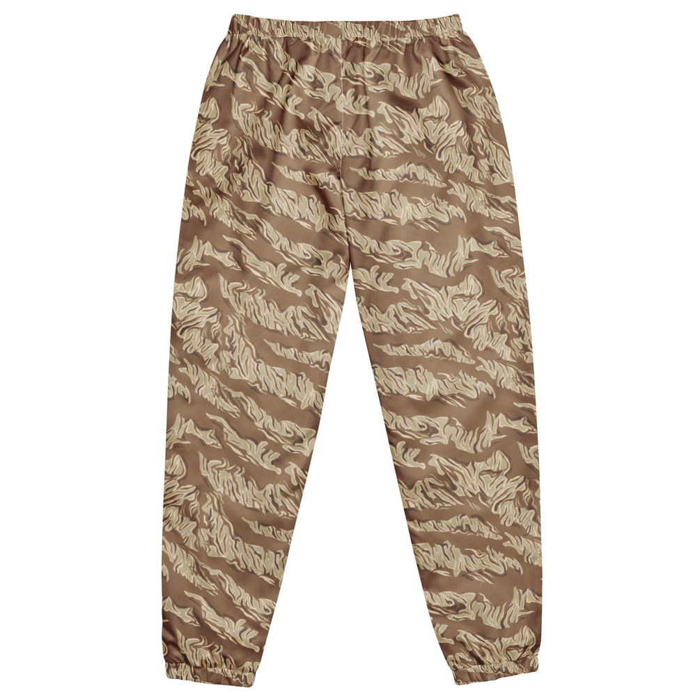 Tiger stripe track pants