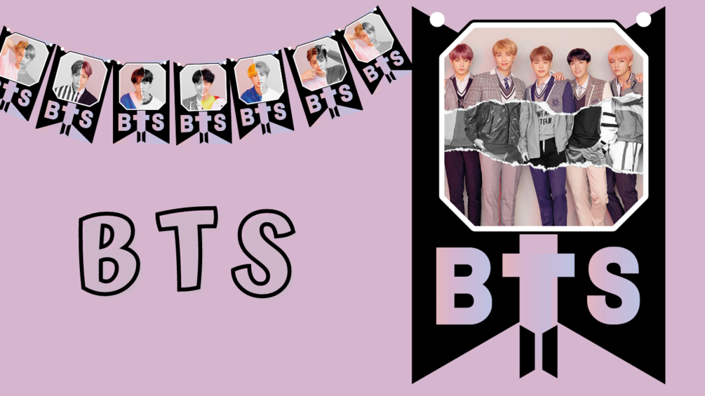 Birthday Banner BTS - Download DIGITAL