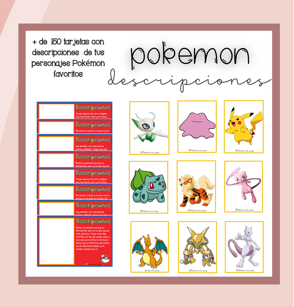 Descripciones Pokémon