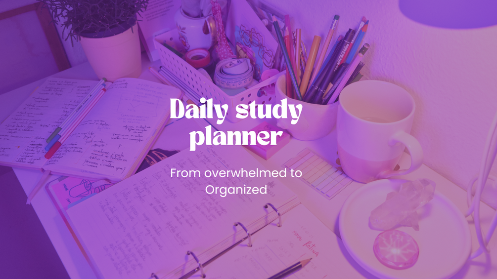 Daily study planner for students