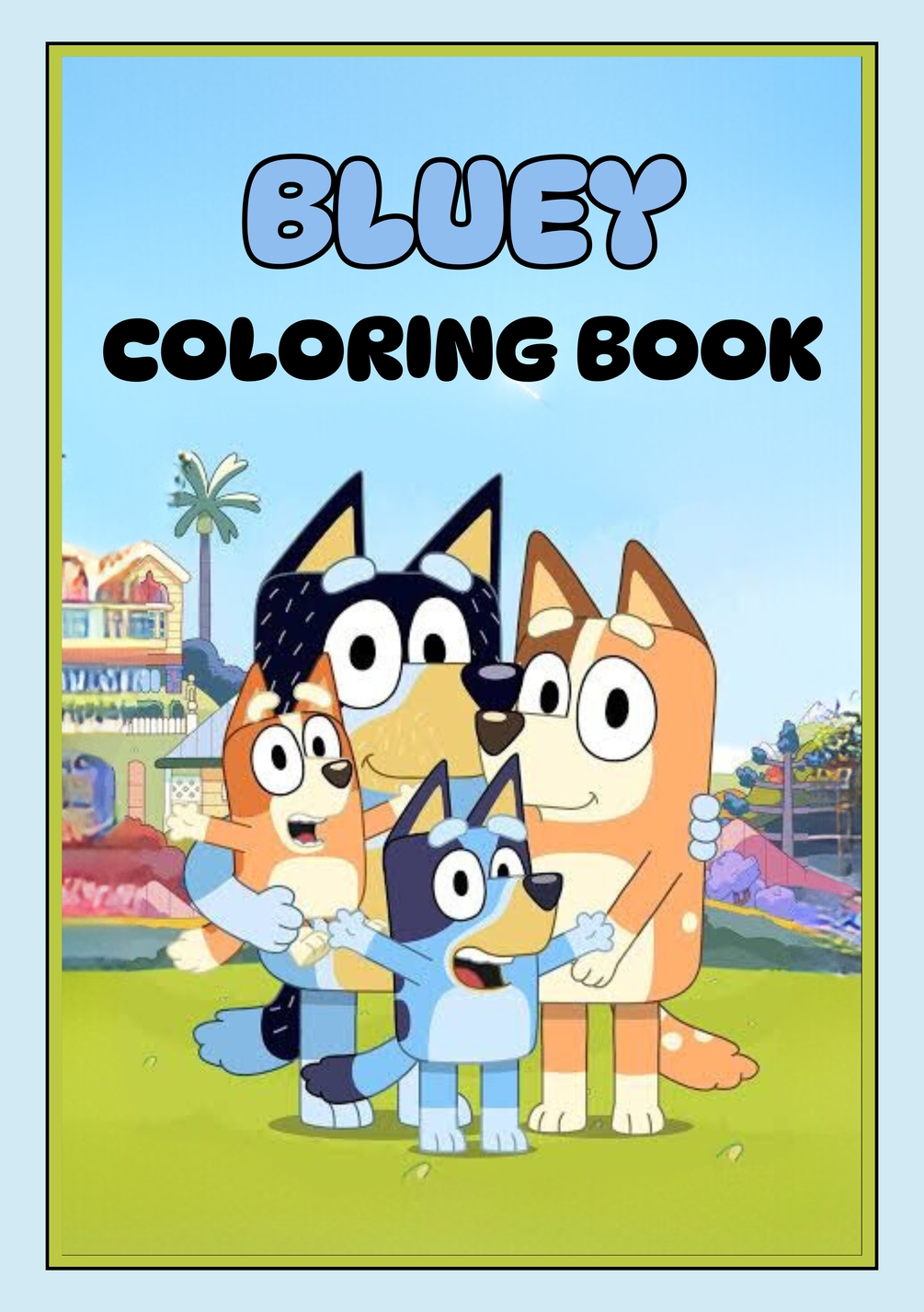 bluey coloring book