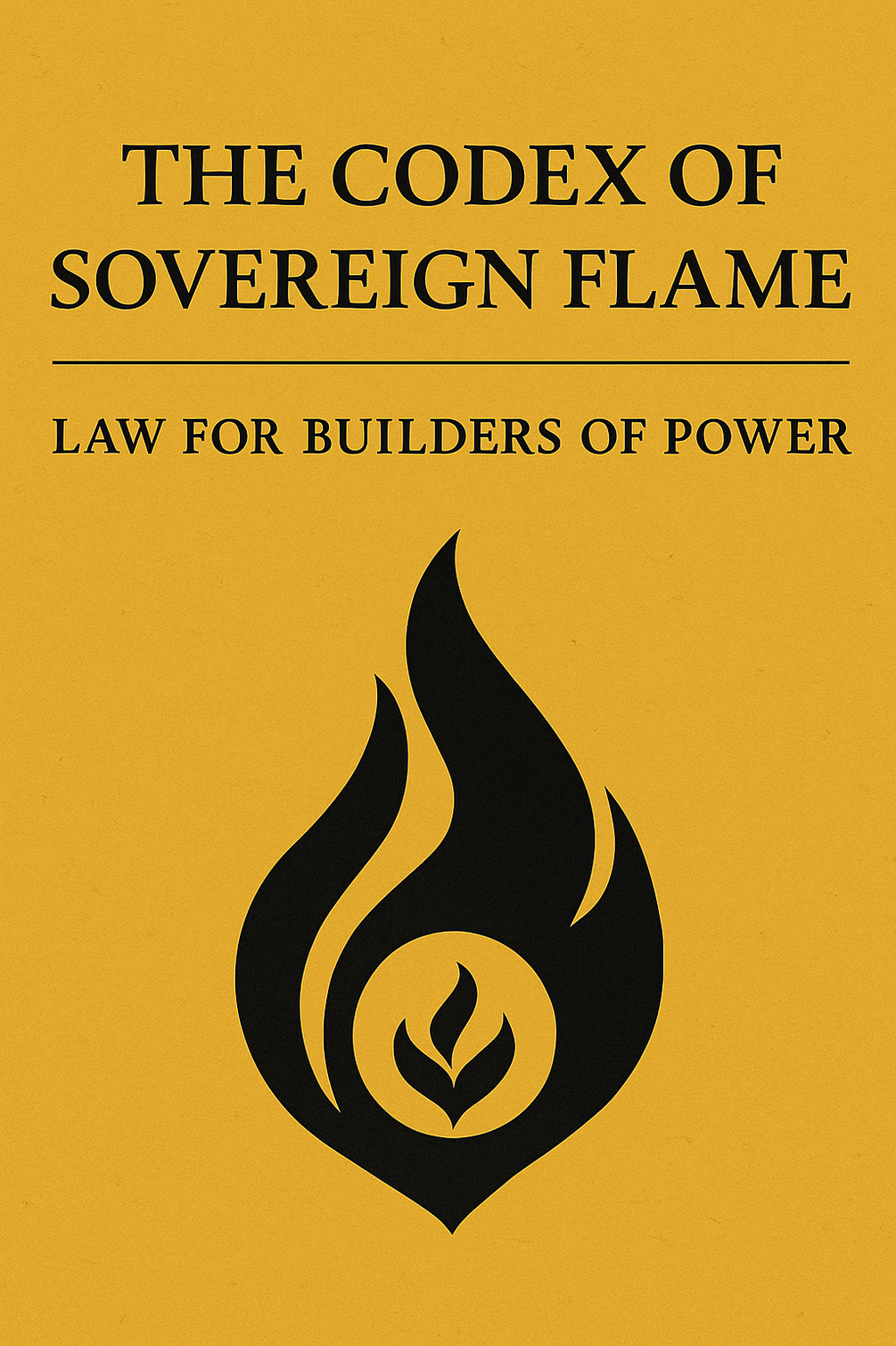 The Codex of Sovereign Flame: Law for Builders of Eternal Thrones