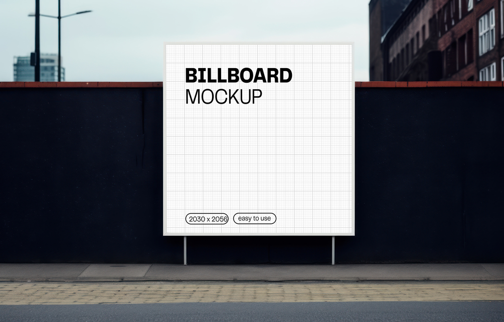 Urban Commercial Billboard Mockup / #825