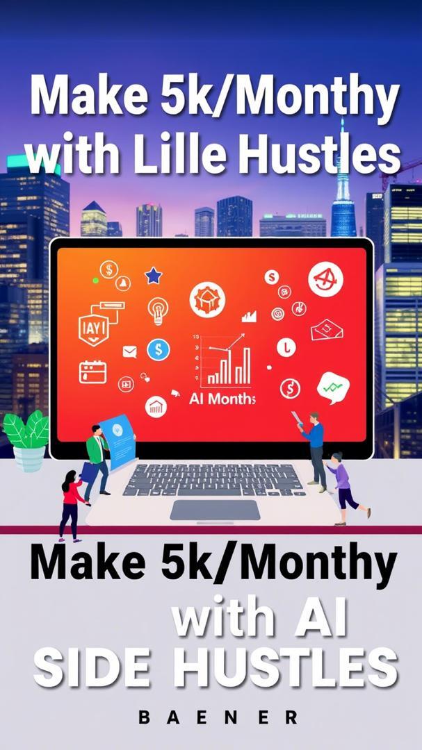 Make $5K/Month with AI Side Hustles -E-BOOK