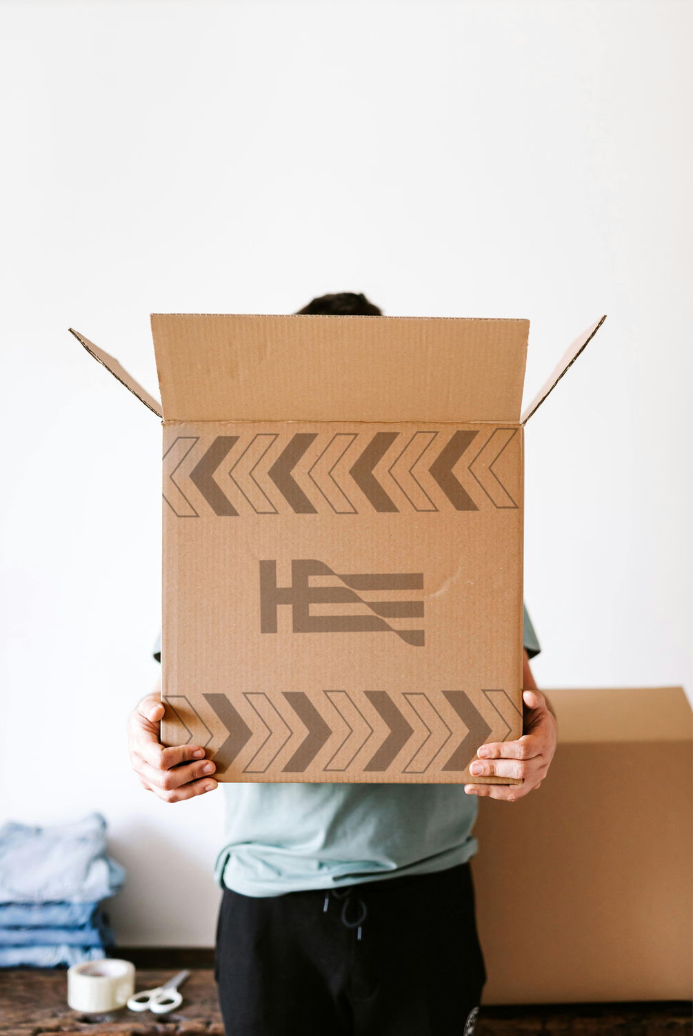 Box Packaging Mockup with Smart Object