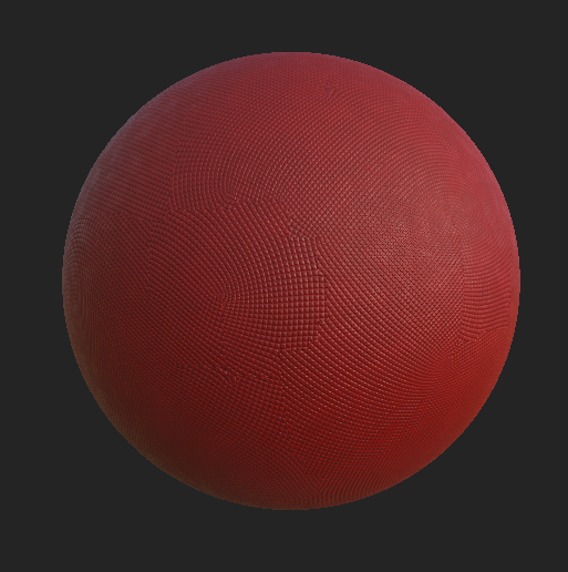 Red Dodgeball 3D Model
