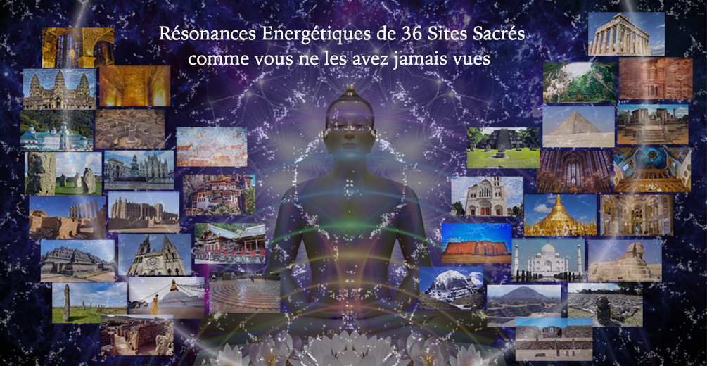 Abonnement hebdomadaire aux résonances visuelles de 36 Sites Sacrés