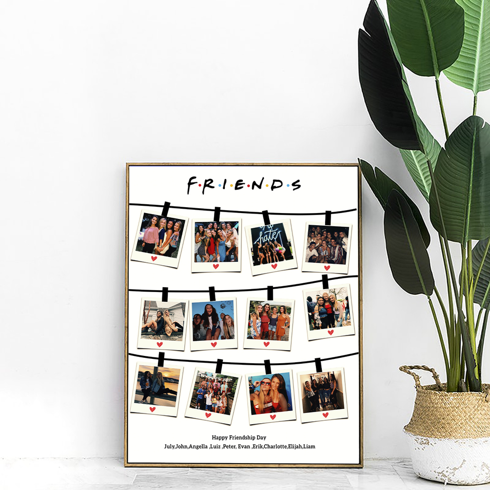 Best Friend Gifts, Best Friends Photo Collage, Personalized Best Friend ...