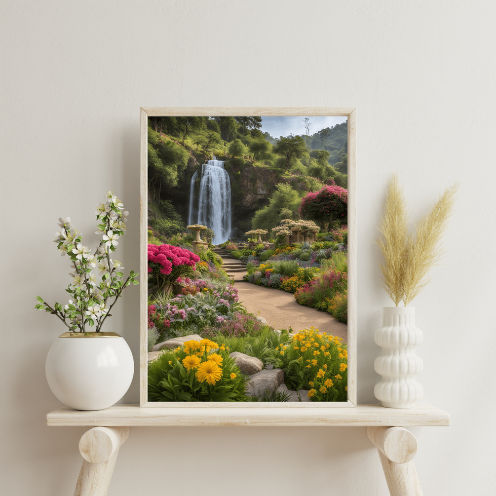 Cascade Serenity – A Breathtaking Waterfall Landscape