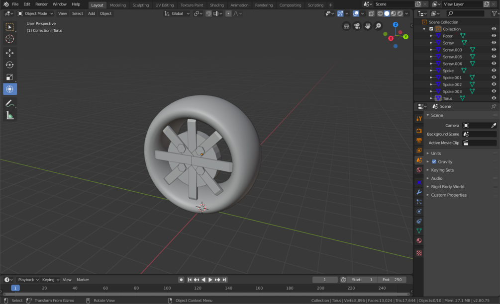 Free Wheel Model