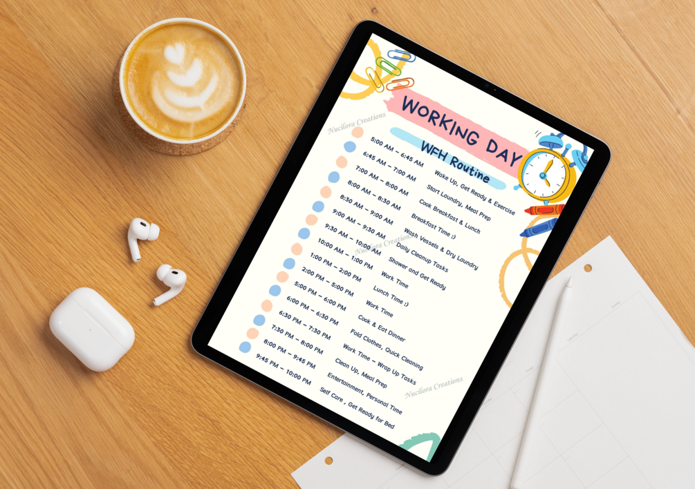 Editable Daily Planner | Daily Routine Planner Template | Completely ...