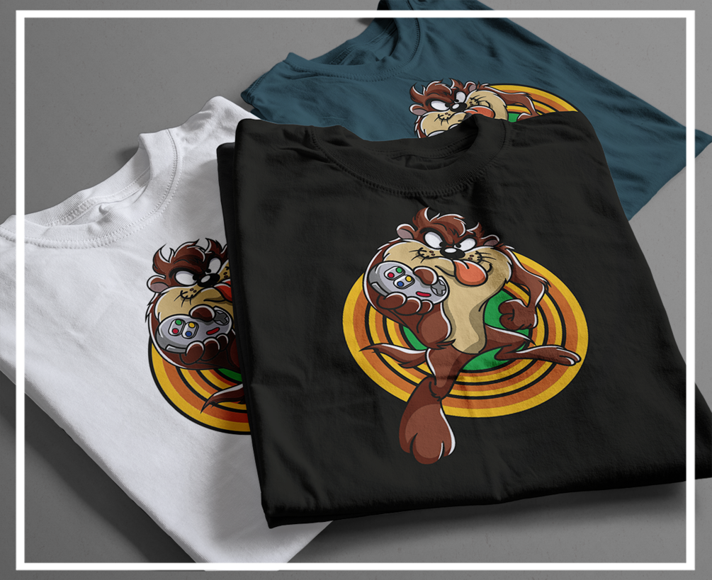 Vector Editable - Taz Gamer