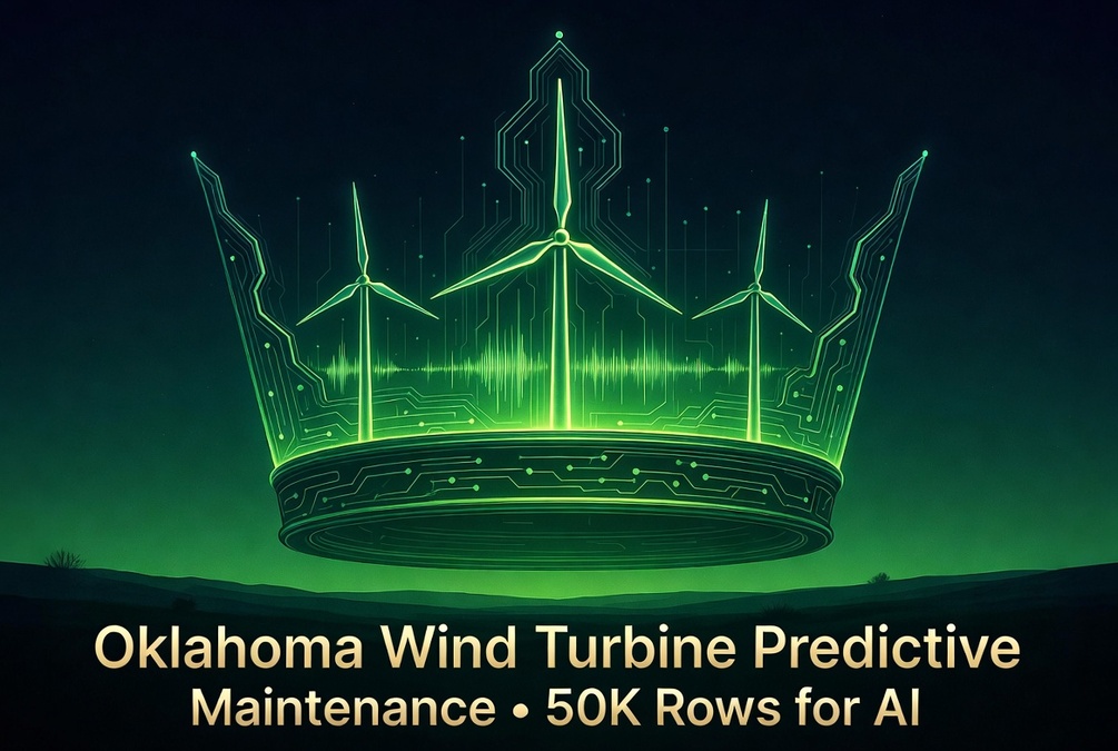 DataSetKing | Oklahoma Wind Turbine Predictive Maintenance Synthetic ...