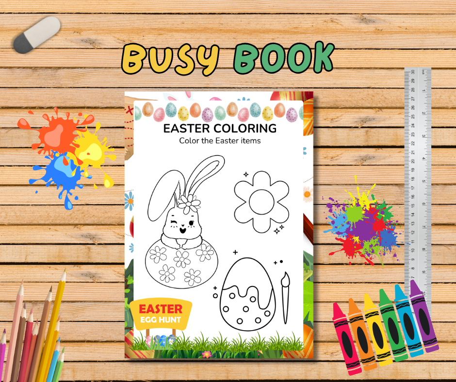 Bunny Trails and Hidden Eggs Busy Book