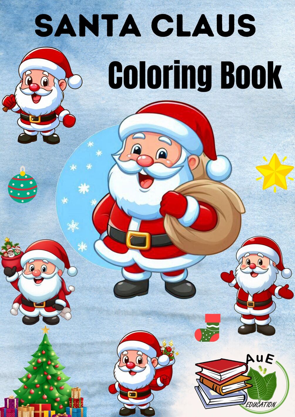 Coloring Book: Santa Claus