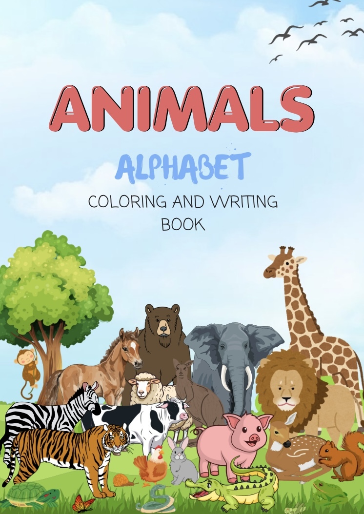 ALPHABET COLORING AND WRITING BOOK