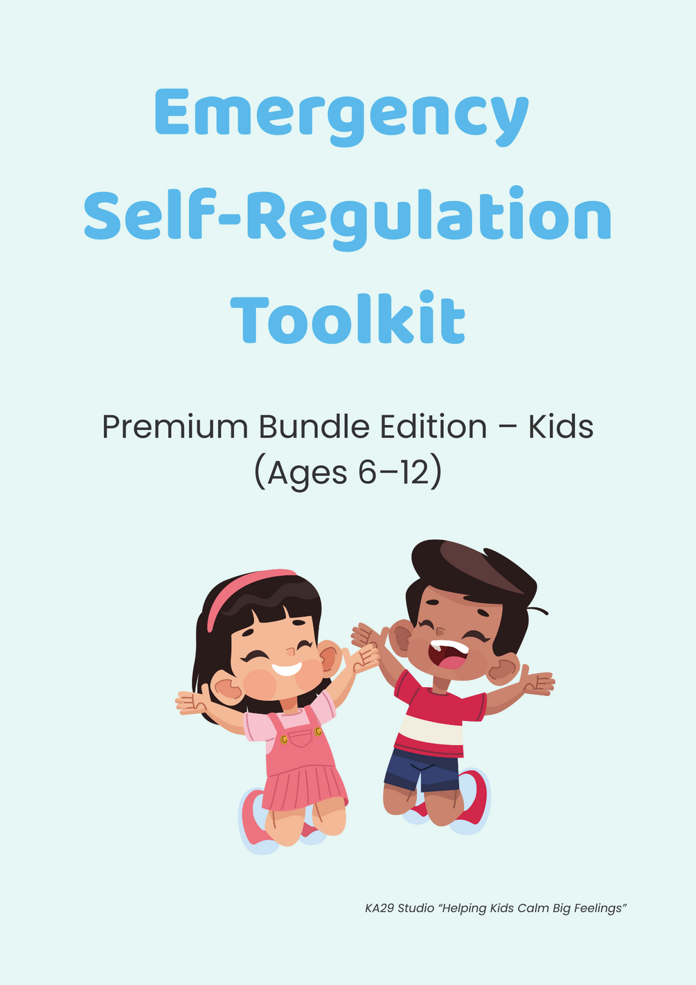 Premium Kids Self-Regulation Toolkit • Posters + Worksheets + Trackers ...