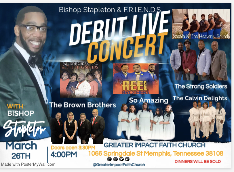 DEBUT LIVE CONCERT - Bishop Gregory Stapleton